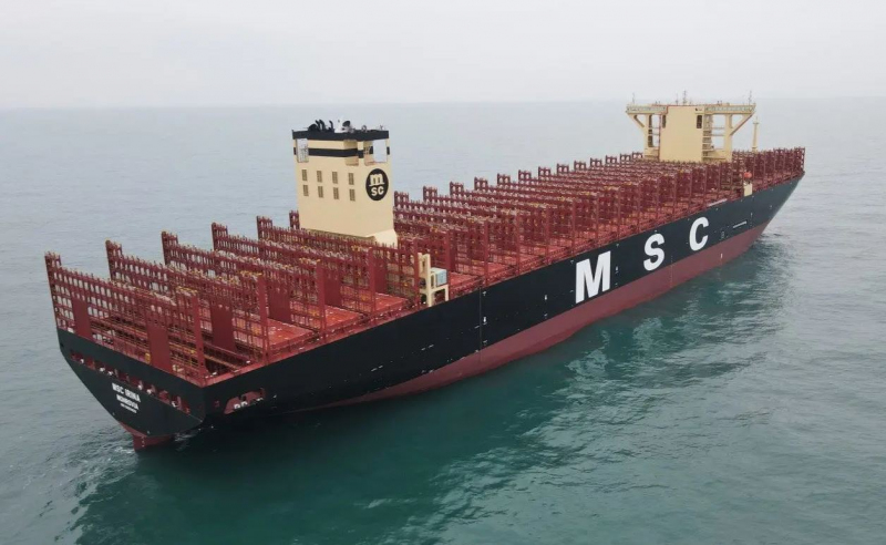 The world's new largest container ship is such a colossus that it is ...